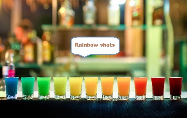 Đã tìm ra tuyệt chiêu pha chế Rainbow Shots đẹp chất ngất cho Bartender