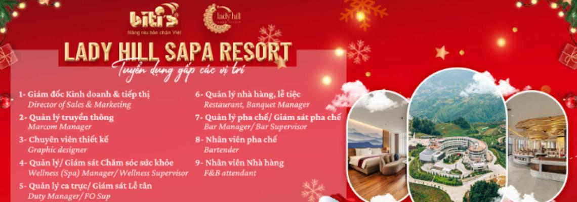 Lady Hill Sapa Resort Tuyển dụng 30324 - Hoteljob.vn